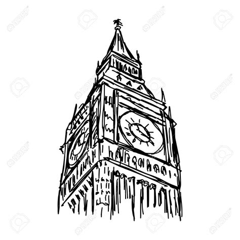Big Ben London Drawing At Getdrawings Free Download