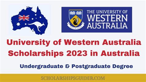 University Of Western Australia Scholarships 2024