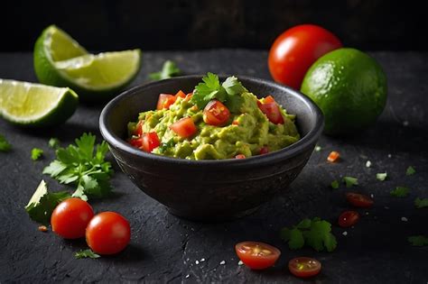 Premium Photo Mexican Guacamole And Pico Gallo Sauces