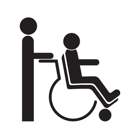 Wheel Chair Logo 13783784 Vector Art At Vecteezy