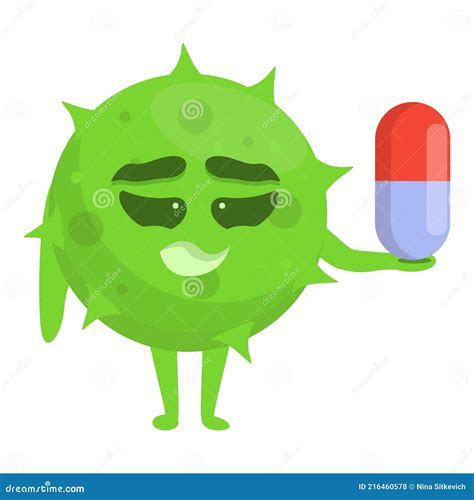 Resistencia A Los Antibióticos De Drogas Icono Estilo De Dibujos