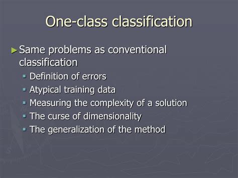 Ppt Applications Of One Class Classification Powerpoint Presentation