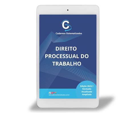 Direito Processual Do Trabalho Cadernos Sistematizados