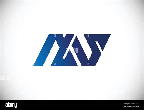 A V Initial Letter Logo Design Creative Modern Letters Vector Icon