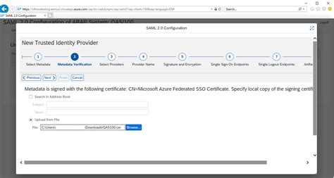 Sap On Azure Single Sign On Configuration Using S Sap Community