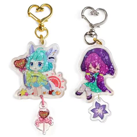 Custom Acrylic Keychain Happy T