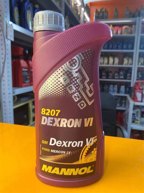 Трансмиссионное масло Mannol Dexron VI 1л MN8207-1 殺 купить в Минске, цена