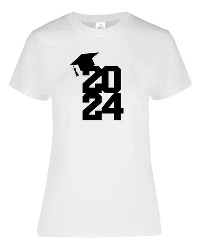 Playera Para Graduación 1 Pza Año De Graduación Con Birrete Meses Sin