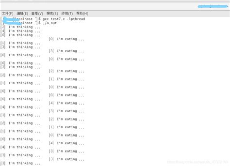 linux操作系统实验系列之实验九同步与互斥 哲学家 就餐问题 实验报告 同步机制——信号量集与哲学家就餐问题 csdn博客