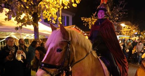 Beim Martinszug Sankt Martin In Leverkusen Schlebusch