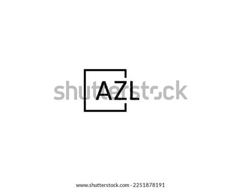 Azl Letter Initial Logo Design Vector Stock Vector Royalty Free