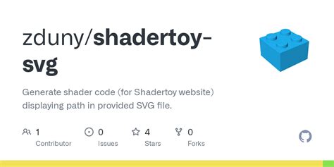 Github Zdunyshadertoy Svg Generate Shader Code For Shadertoy