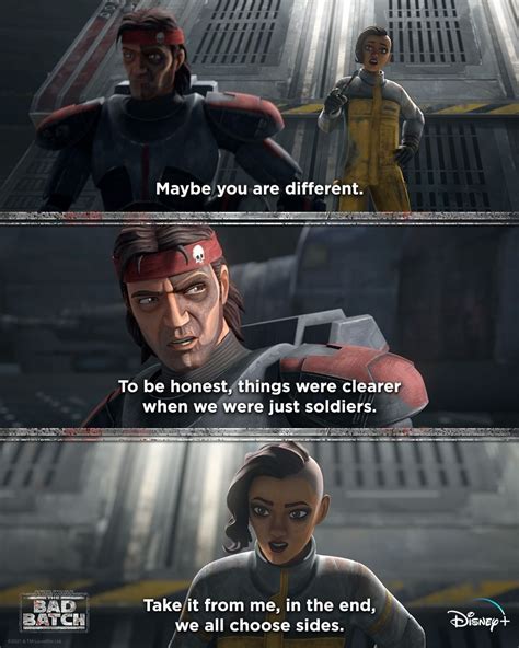 The Bad Batch Dialogue Clone Trooper Quotes Crosshair Quotes Star