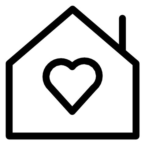 Home Chimney Heart Vector Svg Icon Svg Repo