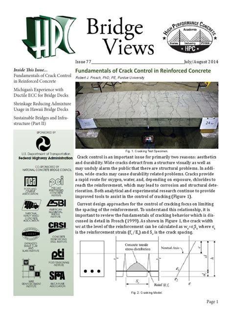 Crack Control Pdf Life Cycle Assessment Concrete