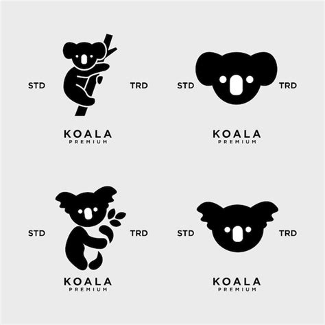 Premium Vector Koala Logo Icon Design Template Vector With Modern