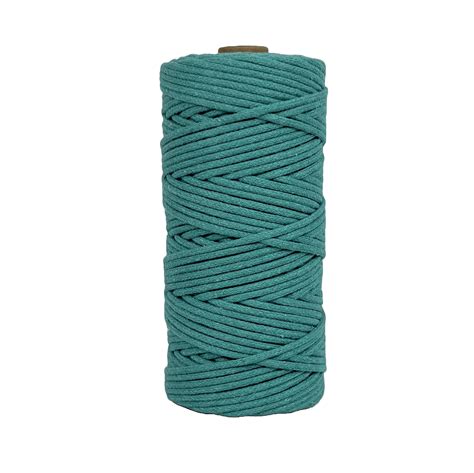 3mm Braided Macrame Cord 100mtr Jade — Harry And Wilma