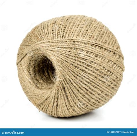 A Ball Of Twine Stock Image Image Of Twine Brown Fiber 104837987