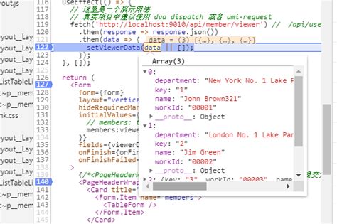 🧐 问题 获得后台数据后，tableform刷新了，但是不显示数据？ · Issue 7064 · Ant Designant