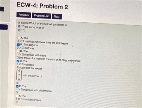 solved ecw 4 problem 2 previous problem list next 4