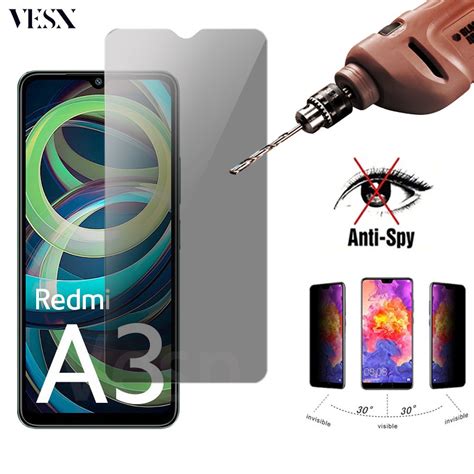 Anti Spy Privacy Tempered Glass Screen Protector For Redmi 14c 14r 13
