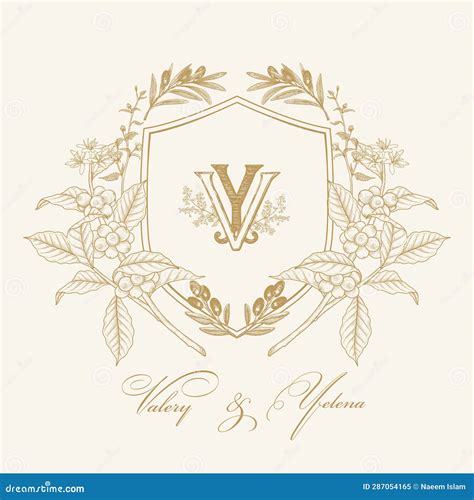 Xm Initial Wedding Monogram Logo Cartoon Vector