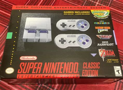 Nintendo Super Nintendo Snes Mini Classic Edition Console Usa Version