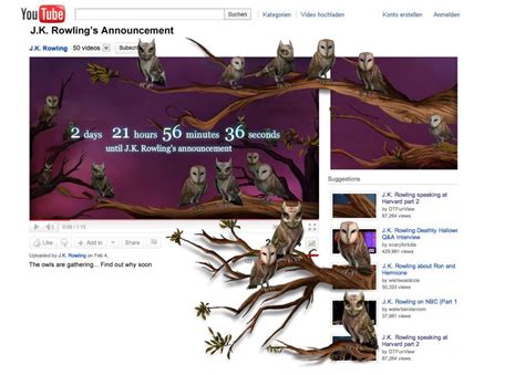 Pottermore Doch Kein Harry Potter MMO Videostatement Von J K Rowling