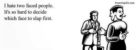 Two Faced People Quotes Facebook QuotesGram