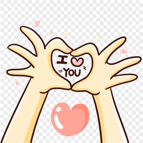Hd I Love You Cartoon Hand Gesture Png Citypng