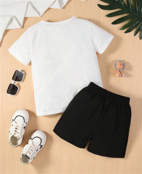 Cute Mini Tiger Graphic Set Funsies Garments