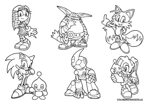 Sonic Underground Coloring Pages At Free Printable