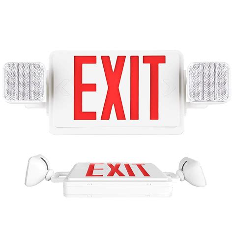 Battery Backup Emergency Exit Lights Shelly Lighting
