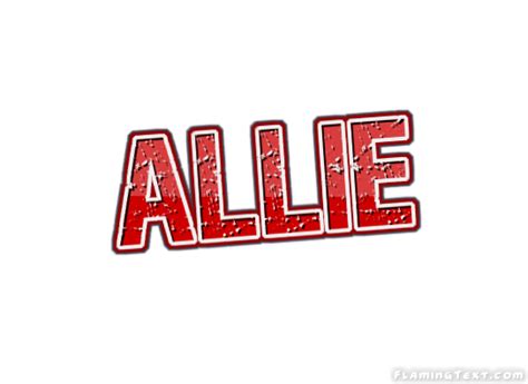 Allie Logo Outil De Conception De Nom Gratuit Partir De Texte