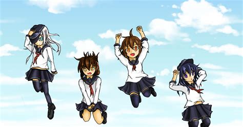 艦これ 第六駆逐艦隊 でんにゃんのイラスト Pixiv