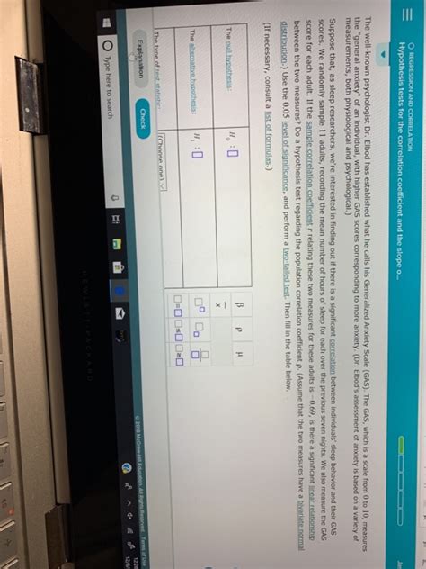Solved O REGRESSION AND CORRELATION Hypothesis Tests For The Chegg