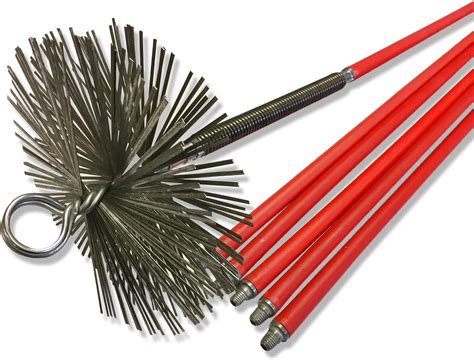 Kibros 4KIT25A Kit de ramonage pro conduits non gainés Hérisson