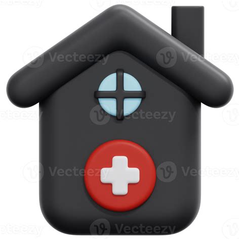 Nursing Home 3d Render Icon Illustration 11782051 Png