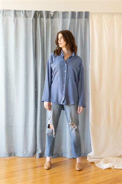 The Roan Button Down Tunic Sewing Pattern By Seamwork