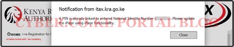 Kra Pin Recovery Process And Steps Using Kra Itax Portal