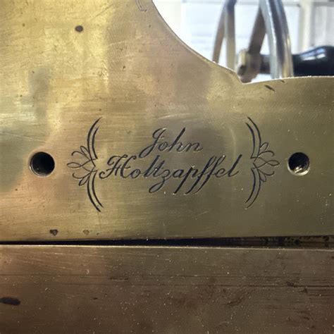 Antique Lathe Swiss Clockmaker Watch Brass Engraved John Holtzapffel