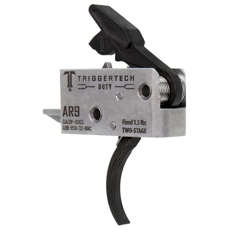 Triggertech Ar9 Two Stage Duty Black Die Cast 3 5lb Trigger Ah9 Tdb 33