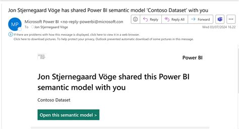 how to share fabric power bi semantic models with external users
