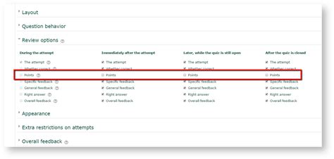 Quiz Hide Grades Clarkson S Documentation Library