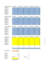 Practice Problem Residency Matching Solution Xlsx Hospital Utilities Student Student