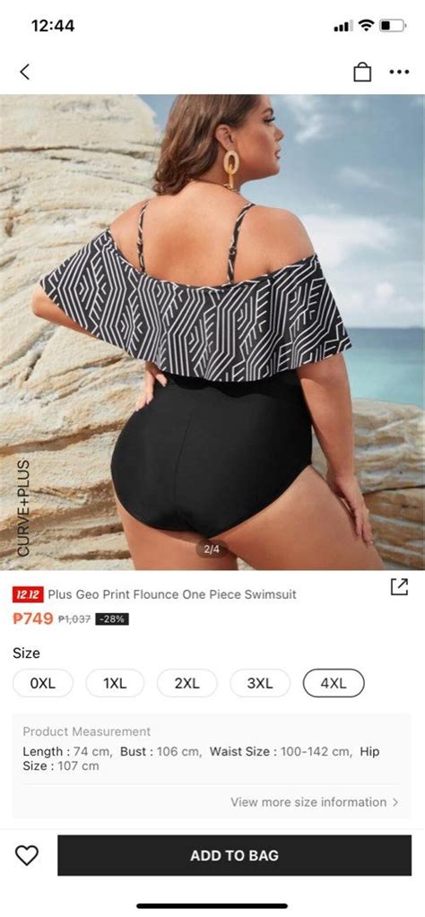 Off Shoulder Swimsuit Plus Curve Womens Fashion Swimwear Bikinis
