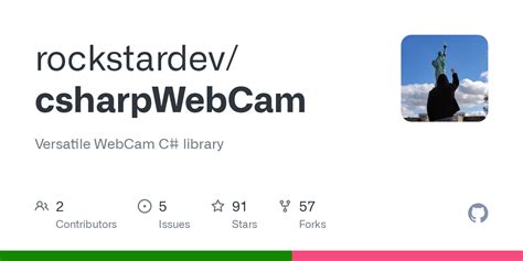 Github Rockstardev Csharpwebcam Versatile Webcam C Library