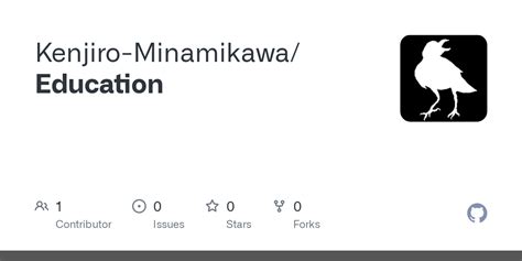 Github Kenjiro Minamikawa Education