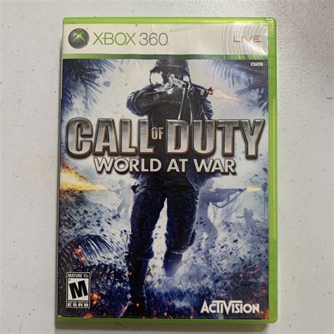 Call of Duty: World at War Microsoft Xbox 360, (Complete CIB) Ubisoft ...