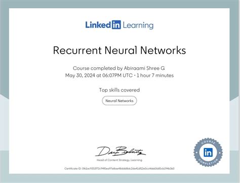 Abiraami Shree G On Linkedin Machinelearning Rnn Artificialintelligence Alwayslearning